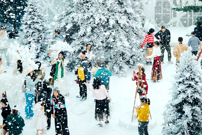 Winter wonderland in Qianhai | EYESHENZHEN