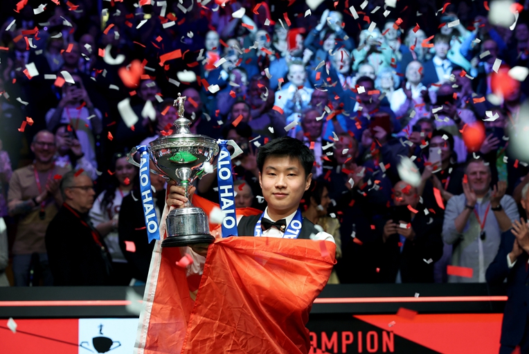 SZ's Zhao Xintong becomes 1st Asian to win World Snooker Championship ...